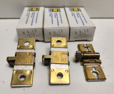 LOT OF 3 NEW IN BOX! SQUARE D OVERLOAD RELAY THERMAL UNITS B9.10 | eBay