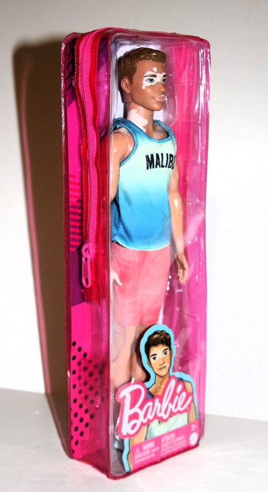 NEW Barbie Fashionistas #192 KEN DOLL Vitiligo Awareness MADE TO MOVE ...