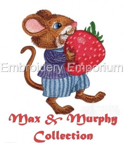 MACHINE EMBROIDERY DESIGNS USB - MAX & MURPHY COLLECTION 4X4 5X7 MOUSE ...