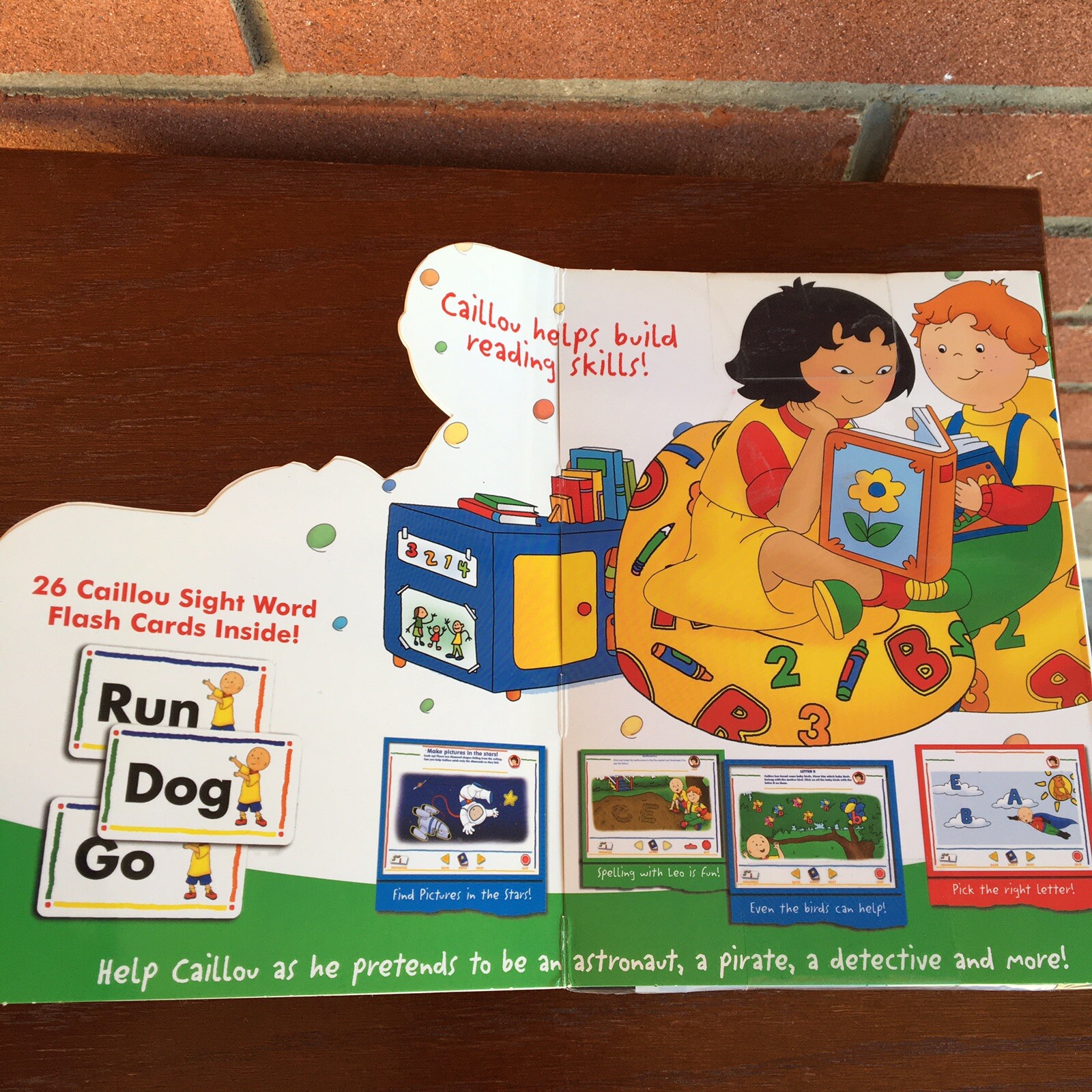 Caillou Ready To Read CD-ROM Game Over 20 Activities 26 Flash Cards Mac ...