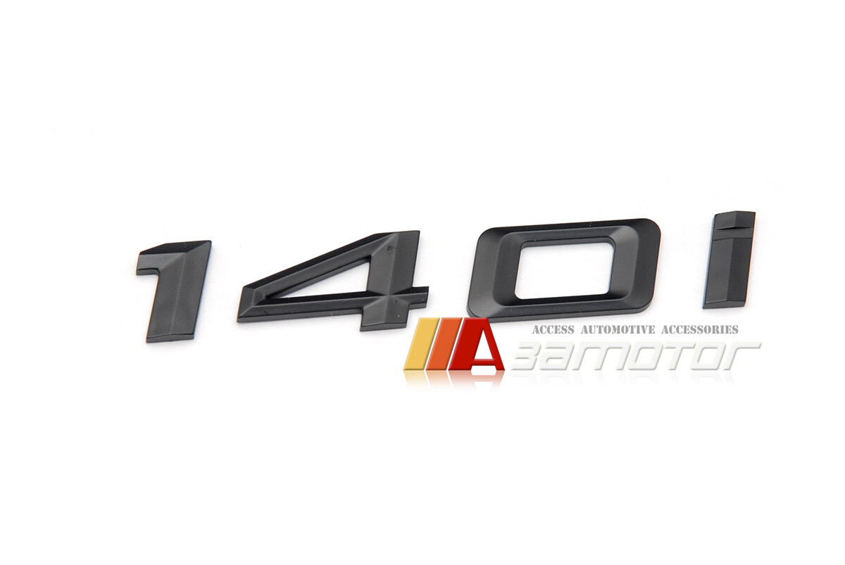 Matte Black Trunk Rear Emblem Badge Letter 140i fit for BMW F20 F21 F40 ...
