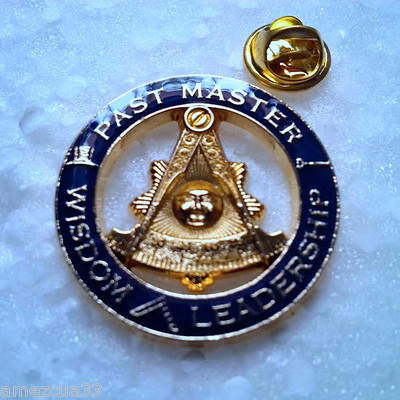 Large High Quality Past Master Lapel Pin | eBay