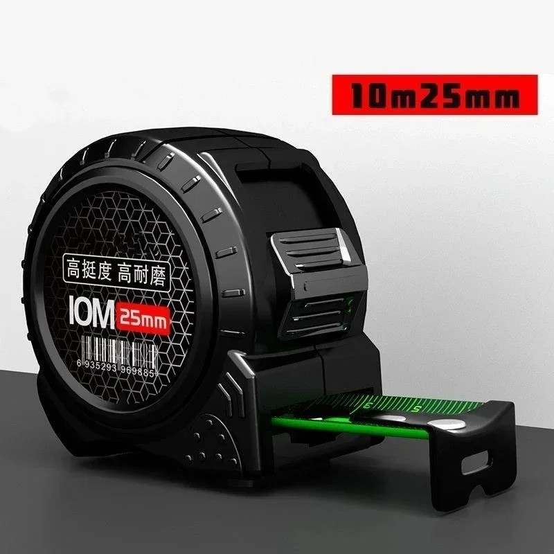 3/5/10m Metric Measuring Tape Self Locking Fluorescent Steel ...