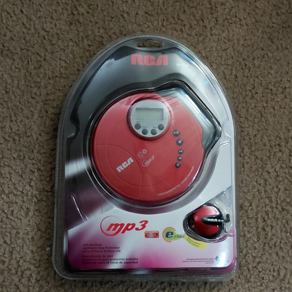 VINTAGE RCA ANTI-SKIP CD PLAYER NEW SEALED PACKAGE 2501 MP3 | eBay