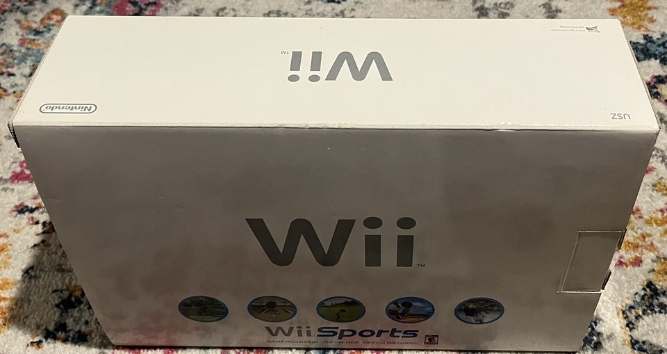 Nintendo Wii Console System Complete Bundle w/ Box Manual NO Wii Sports ...