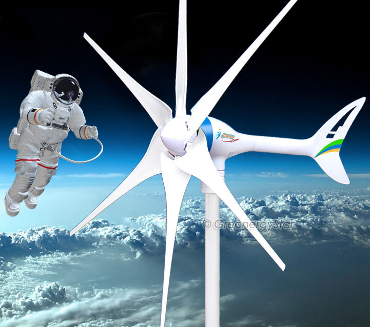 Apollo MAX 800 W Watt 24 V DC Magnet PMA Wind Turbine Generator 6Blade ...