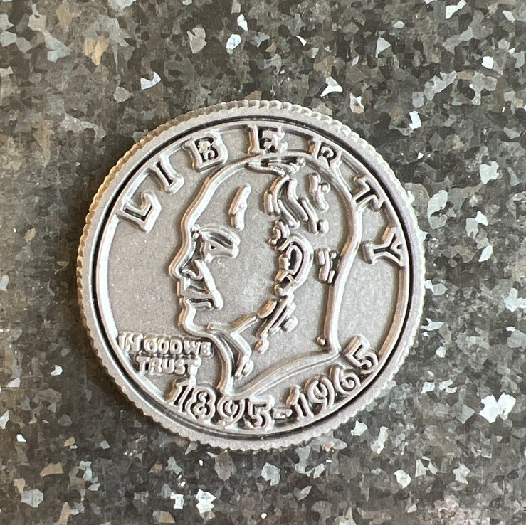 Vintage Rubber Silver Dollar Fridge Magnet Liberty Coin 1895-1965 | eBay