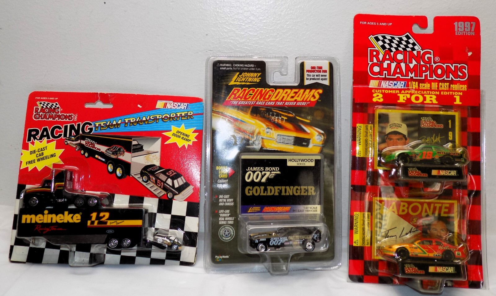 Lot of 4 model cars Racing Champions | eBay
