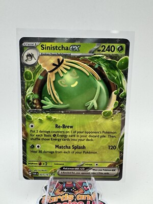 Pokemon TCG: Sinistcha EX 023/167 Double Rare Twilight Masquerade NM | eBay