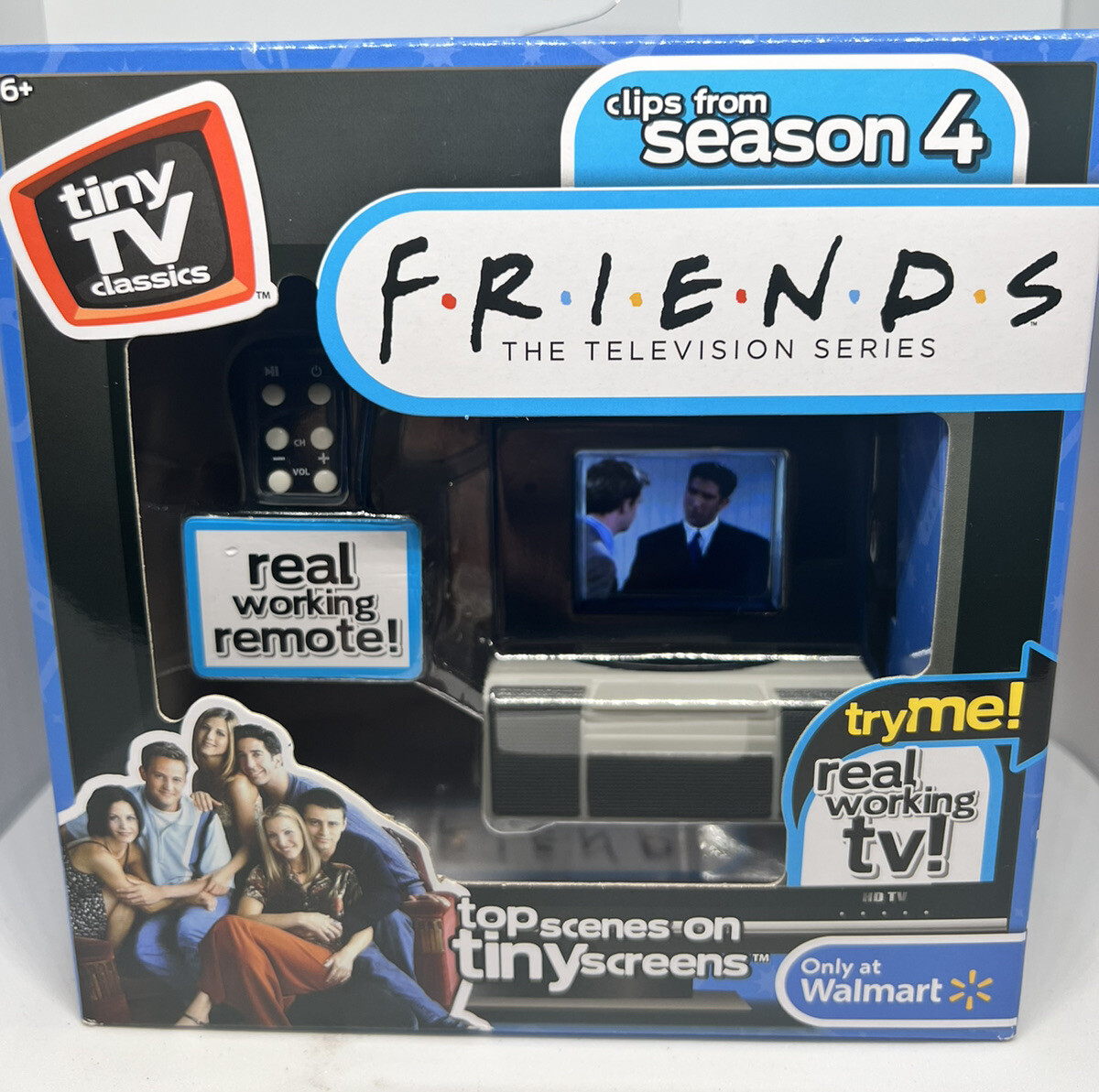 Basic Fun Tiny TV Classics Friends Clips from Season 4 IN HAND w ...