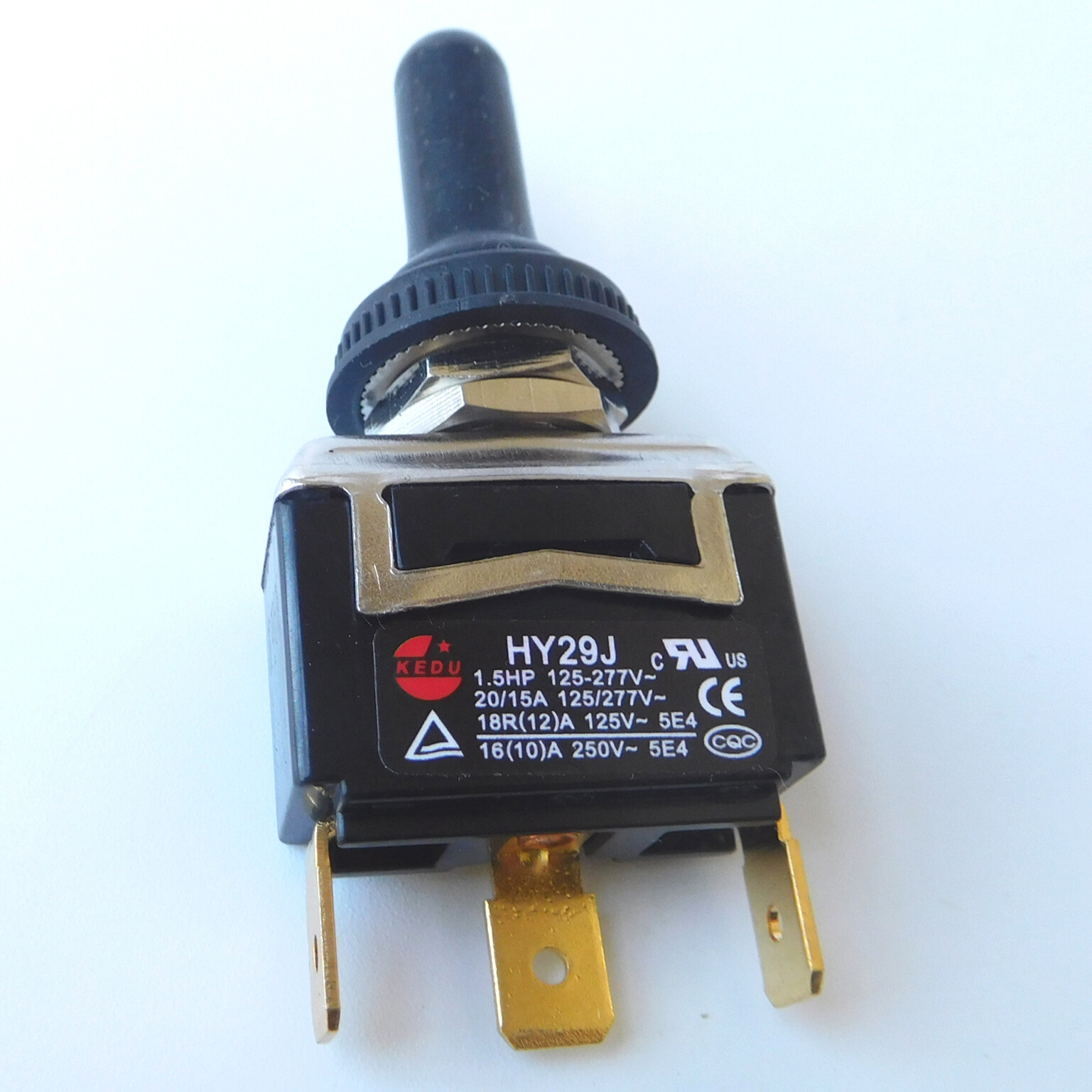 KEDU HY29K HY29J 125V/277V 3Pin/9Pin 6.3 Male Tab Industrial Toggle ...