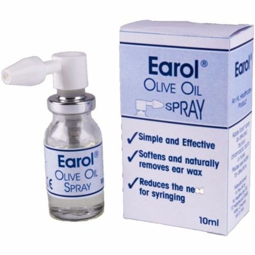 Earol Ear Wax Remover Olive Oil Spray 10 ml 5060102170006 | eBay