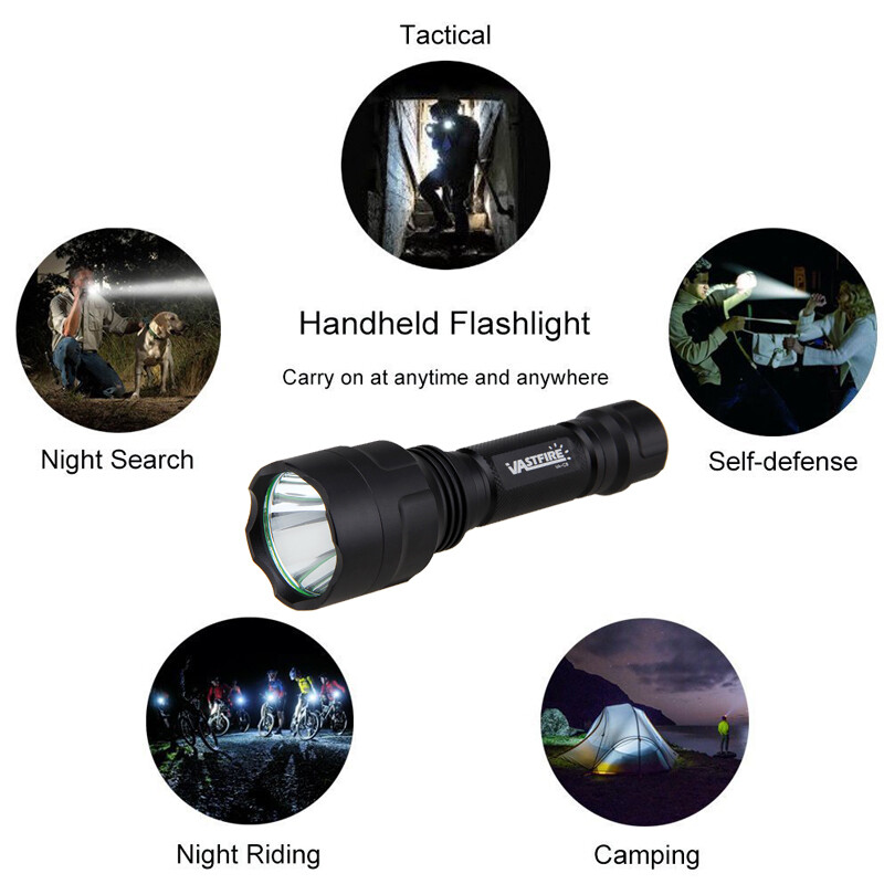 2023 Hunting White Lamp LED Flashlight Scope QD Mount Gun Light Air ...