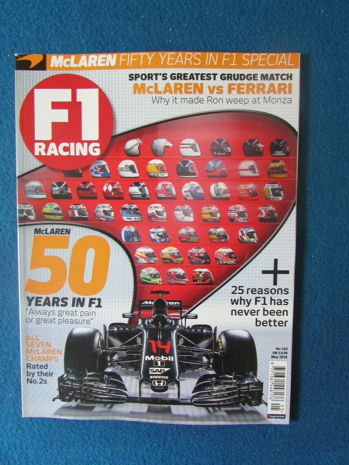 F1 Racing Magazine - May 2016 - McLaren Cover - Formula One | eBay