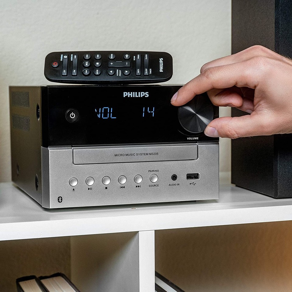 Philips Bluetooth Stereo System for Home with CD Player. MP3. USB. FM ...