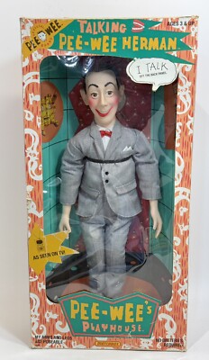 Vingage 18" Pee-Wee Herman Talking Doll in Box VOICE BOX SPRING NEEDS ...