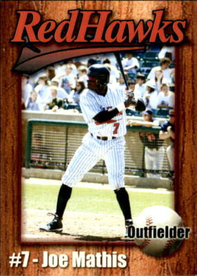 2008 Fargo-Moorhead RedHawks Team Issue #15 Joe Mathis North Dakota ND ...