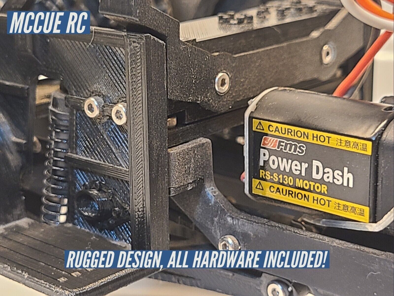 FCX24 Rock Racer Truck Bed Kit McCue RC FastBack Bed For +28 Stretch Kit FMS | eBay