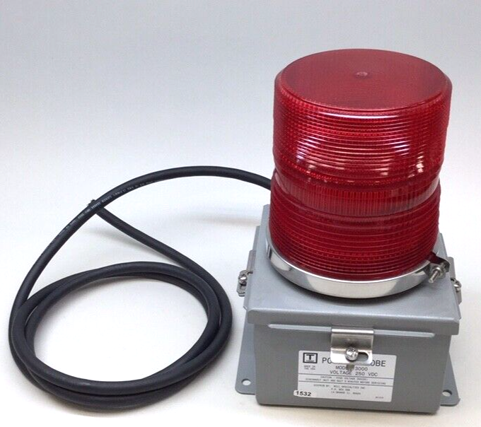 Tomar 3000 Power Strobe 250 VDC Red | eBay