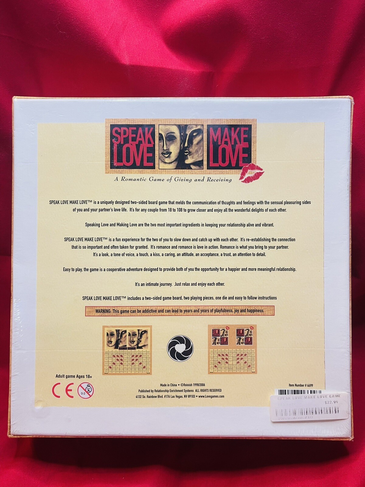 Speak Love Make Love- Board Game-romantic GAME of Giving and Receiving ...