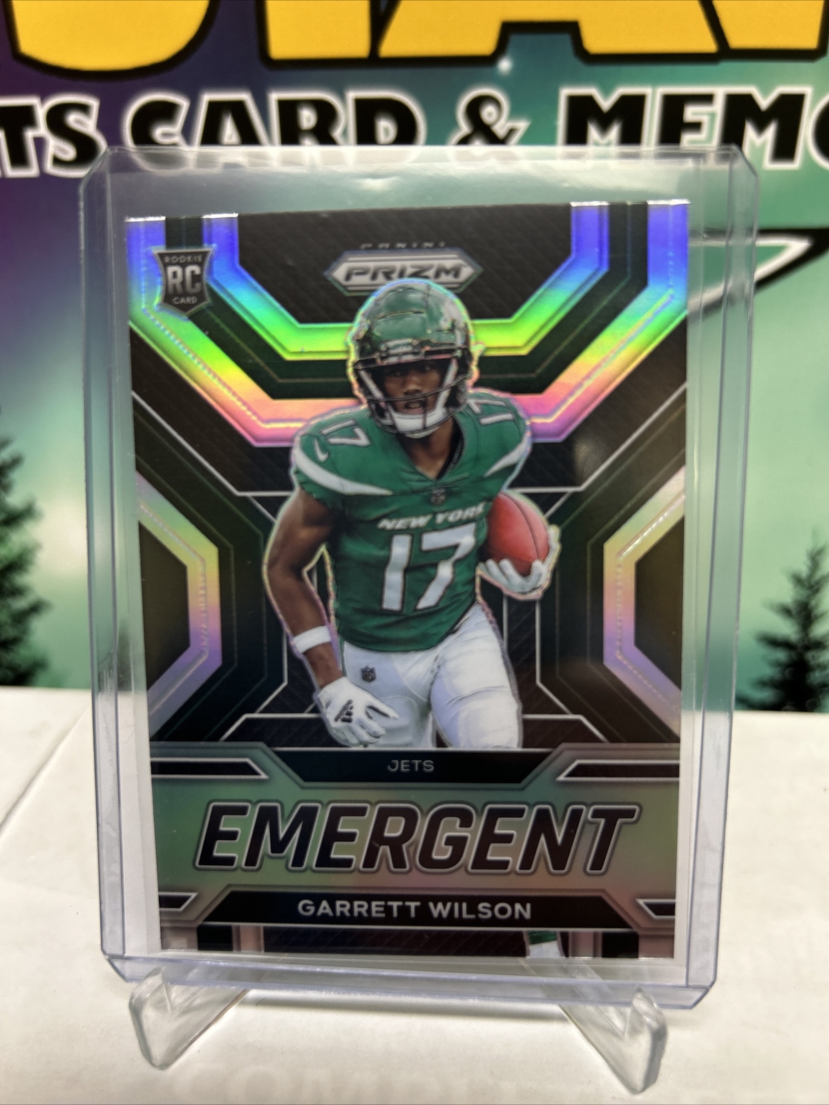 2022 Panini Prizm Garrett Wilson E-6 Emergent Silver Prizm RC Jets | eBay