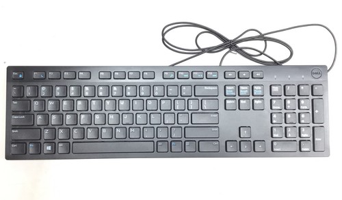 Dell Rev. A03 Black Slim Wired USB Keyboard | eBay
