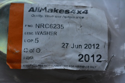Allmakes Land Rover NRC6235 Def Disco 1 RRC Rear Shock Washer X1 NOS ...