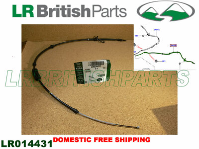 GENUINE LAND ROVER PARKING BRAKE CABLE LR2 LH LR014431 NEW | eBay