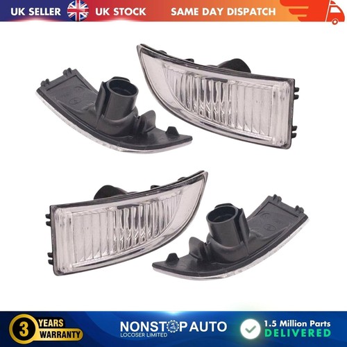 2X Wing Mirror Indicator Lens Left&Right For RENAULT Grand Scenic III ...