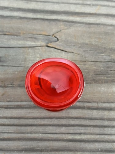 Red And White Marble Slag Eye Wash Cup UV Reactive Rosso Glass ...