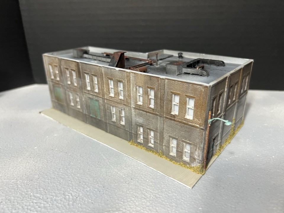 N Scale Built Up “Chevron Distribution Center” Custom Weathered Diorama ...