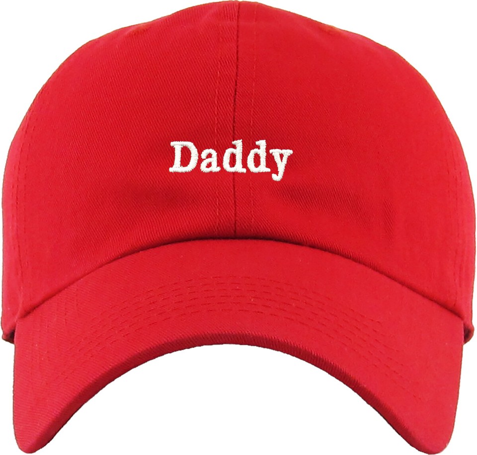 Daddy Embroidery Dad Hat Cotton Adjustable Baseball Cap Unconstructed ...
