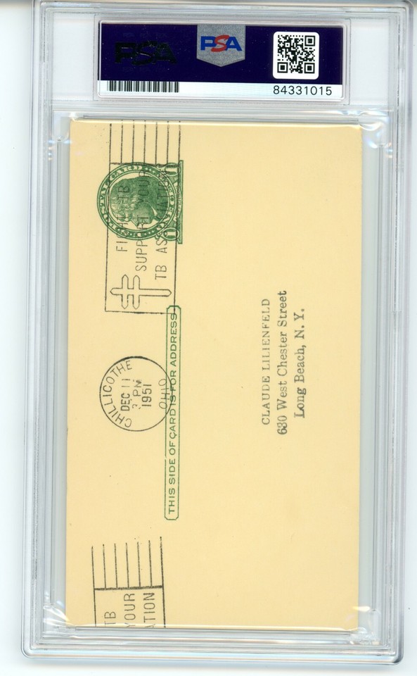 Josh Devore Vintage Signed Autographed 3x5 index card PSA T206 11 & 12 ...