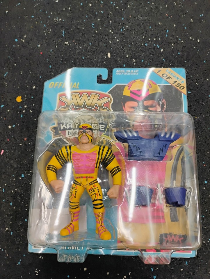 KWK Kayfabe Heroes Komet Kid Variant B Hasbro Style Wrestling Figure ...
