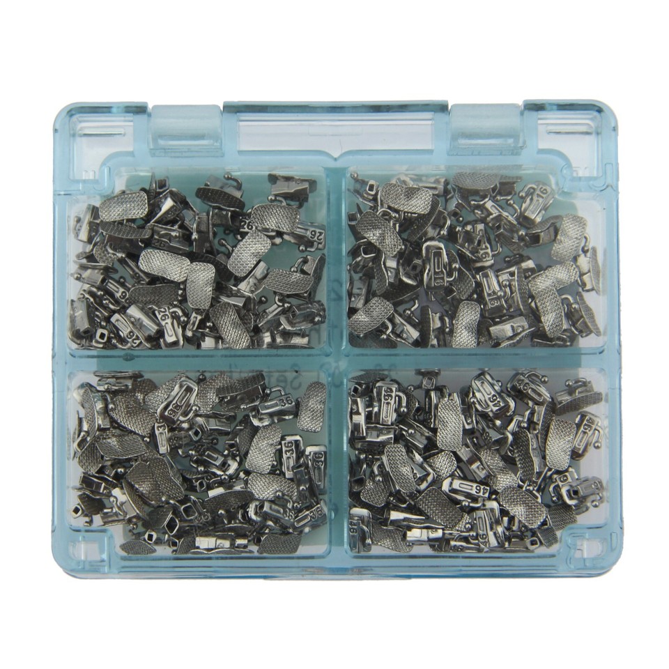 200pcs Dental Buccal Tubes Orthodontic 1st Molar Brackets Roth 022 ...