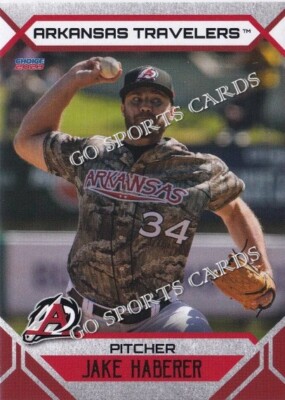 2023 Arkansas Travelers Jake Haberer RC Rookie Seattle Mariners Minor ...