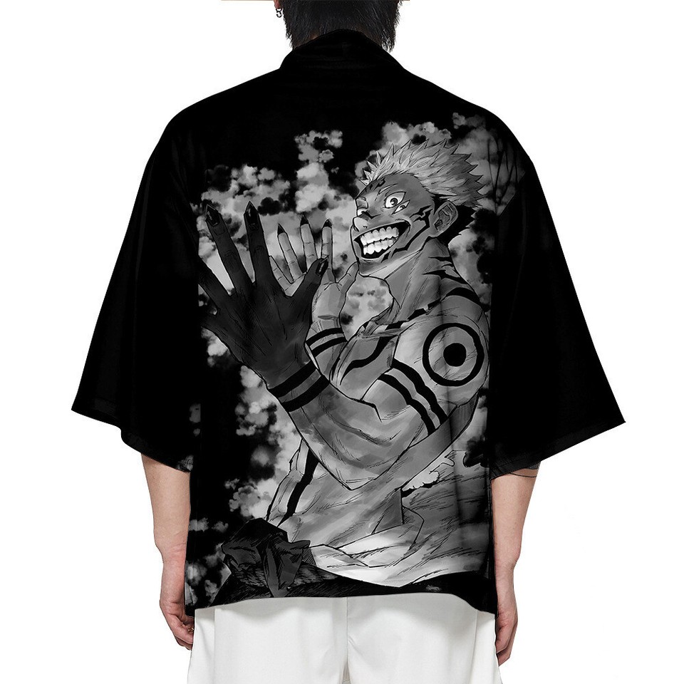 Jujutsu Kaisen Gojo Satoru Anime Cosplay Kimono Costume Haori Casual ...