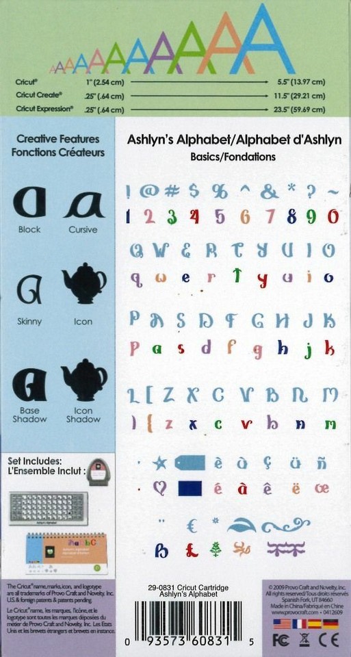 Cricut Cartridges Use with Expression, Create & Personal Cricut ...