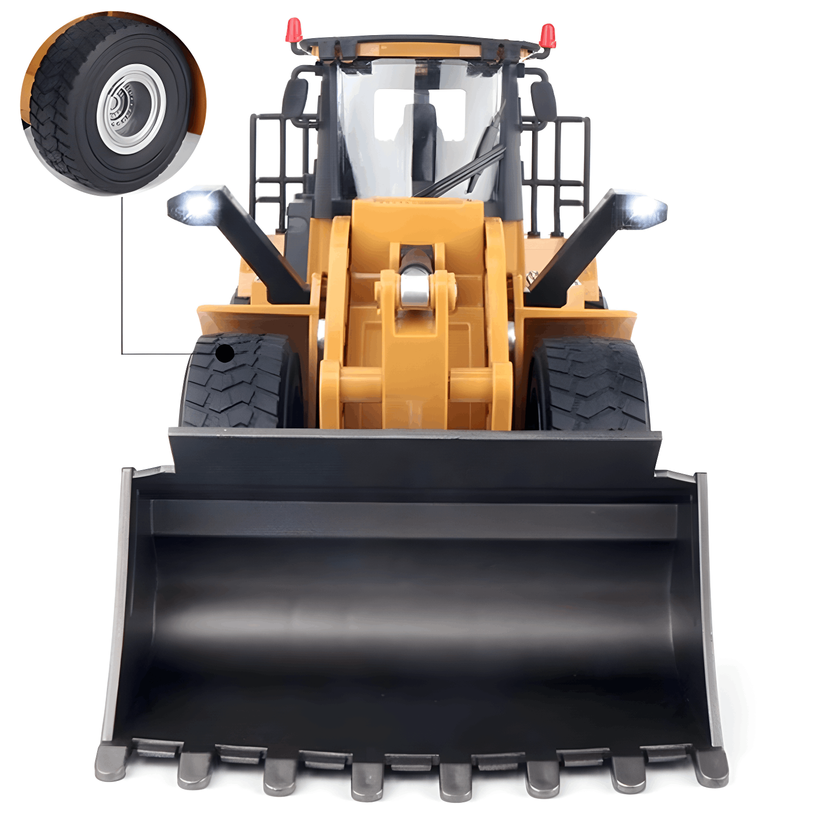 Hunia RC Remote controlled Truck Bulldozer Tractor Loader construction ...