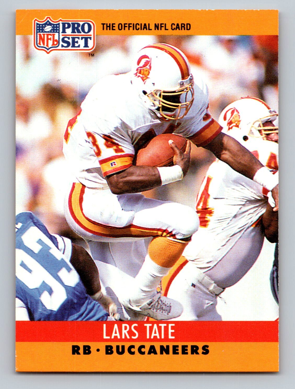1990 Pro Set #317 Lars Tate Tampa Bay Buccaneers | eBay
