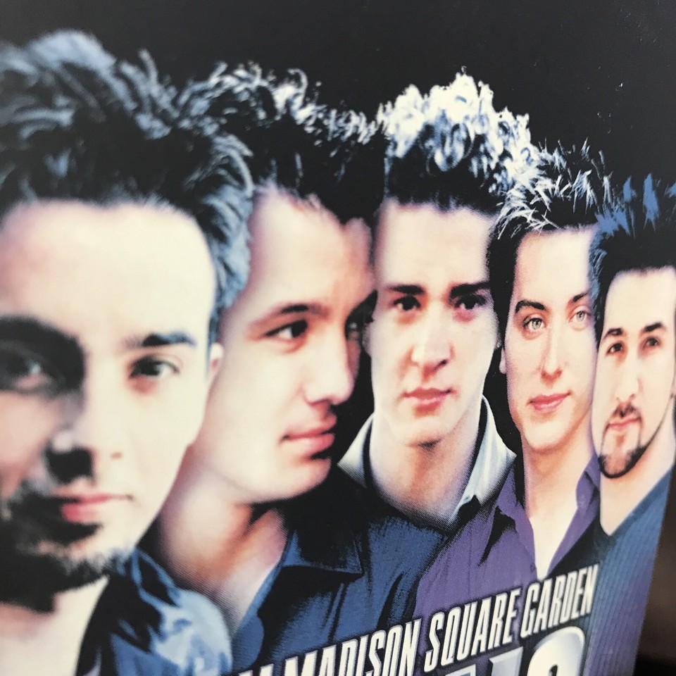 NSYNC Live From Madison Square Garden VHS 2000 New York City Justin ...