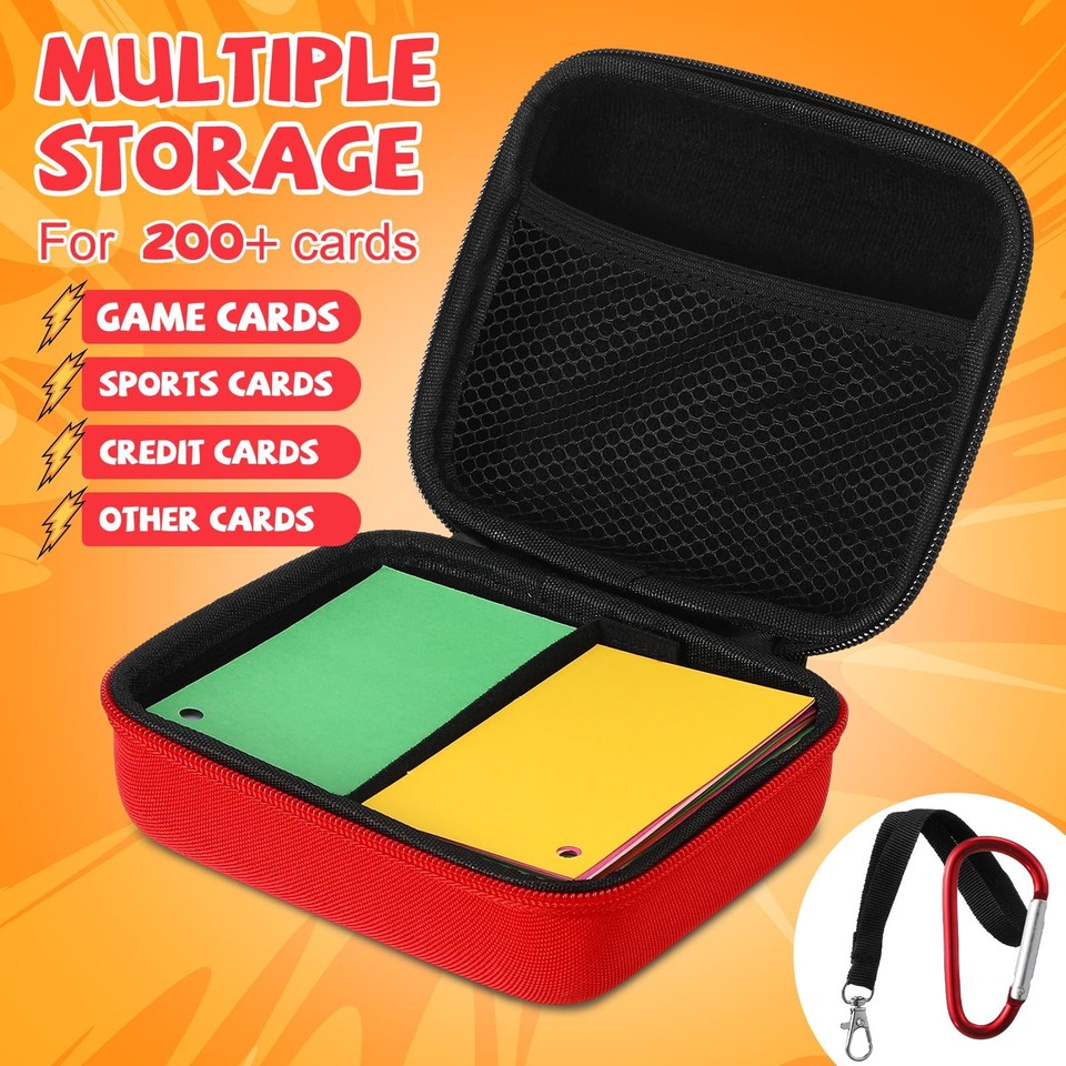 4 Pieces Card Boxes Deck Card Game Storage Cases for Trading Hard ...