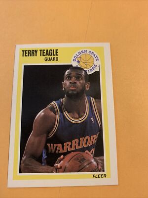 #57 Terry Teagle Golden state warriors 1989/90 fleer basketball card ...