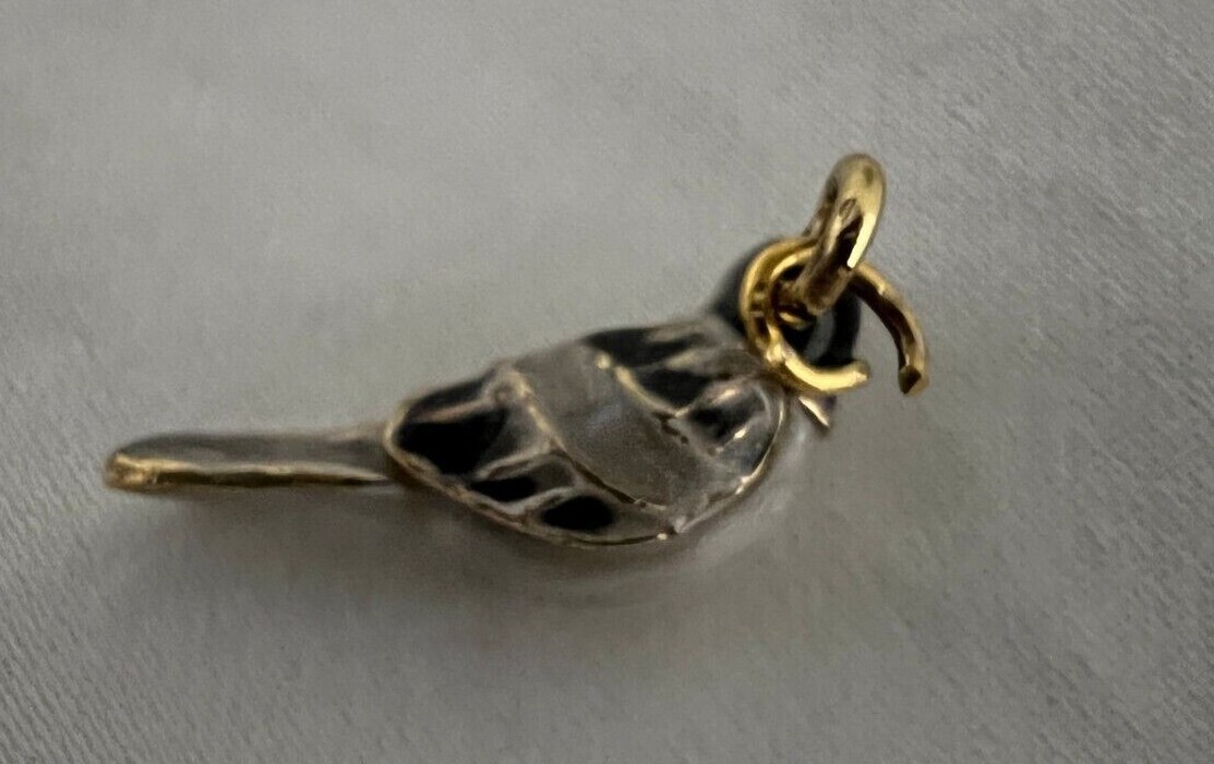 The Danbury Mint Vintage Songbird Charm Gold Plated Enamel | eBay