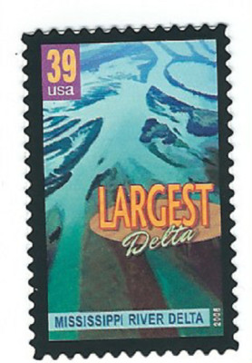Scott #4058...39 Cent...Wonders of America...Largest Delta...3 Stamps ...