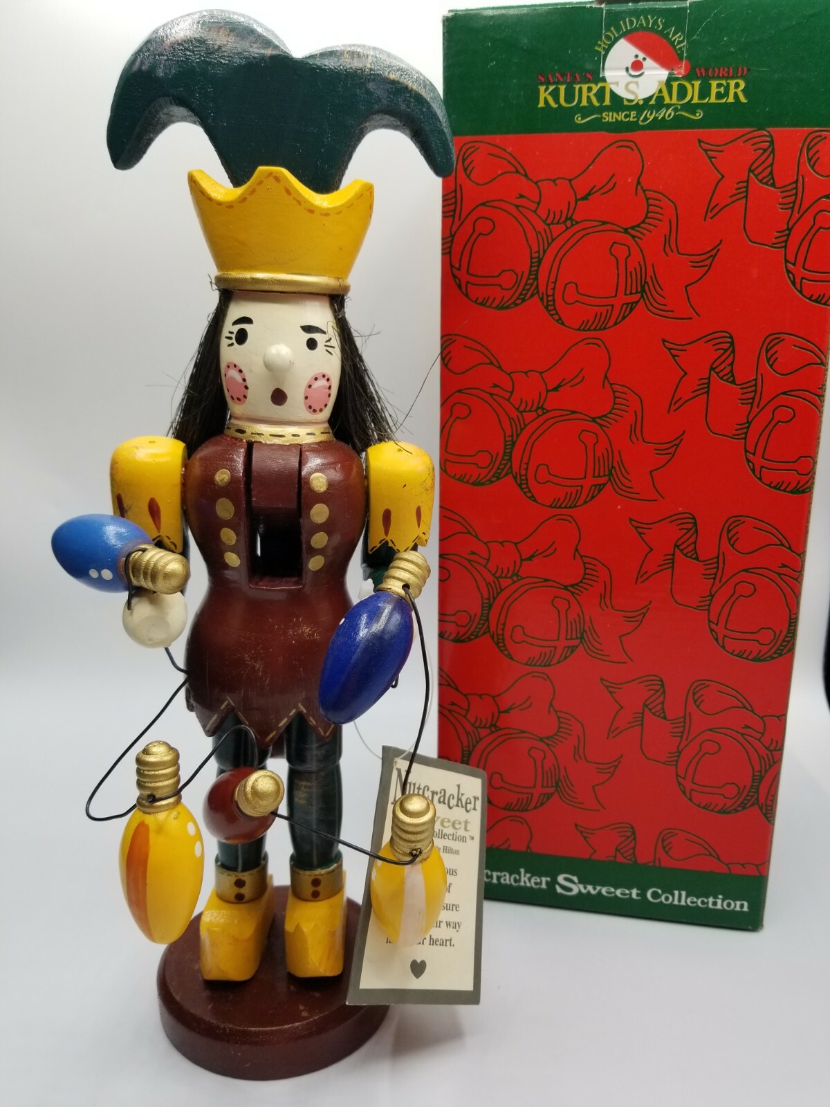 Nanette Hilton Kurt Adler Nutcracker JUST IN JEST Jester 1999 Sweet ...