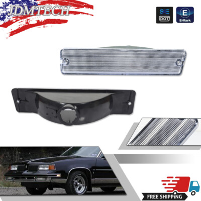 81-88 Olds Cutlass Parking Lights / Turn Signals Without Monitors Clear ...