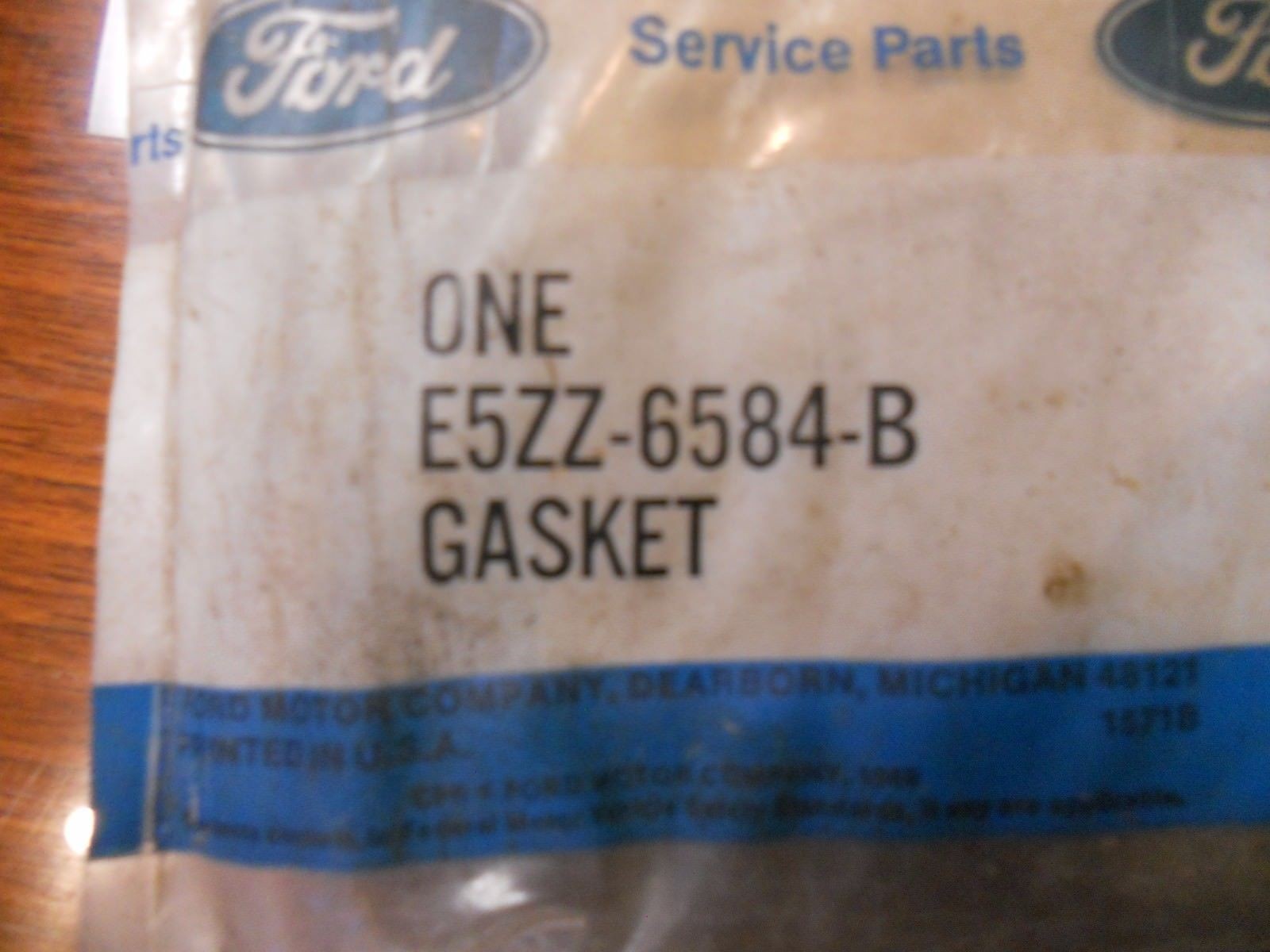 Genuine Ford Valve Cover Gasket F1zz6584b for sale online | eBay