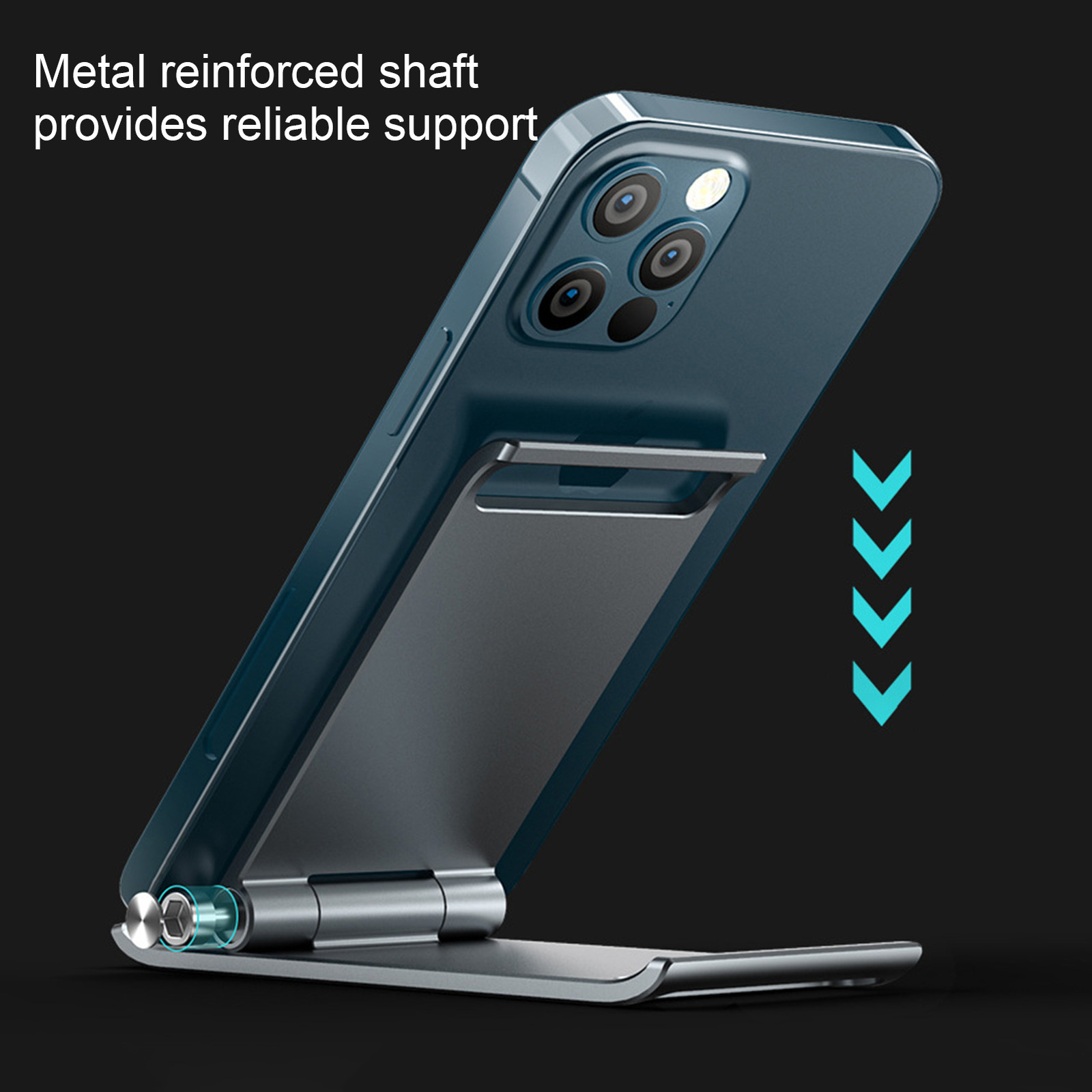 Phone Stand Anti-rust Space Saving Aluminum Alloy Phone Holder Holder ...