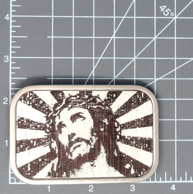 Jesus Christ Belt Buckle Image Inlay Religious Christ… - Gem